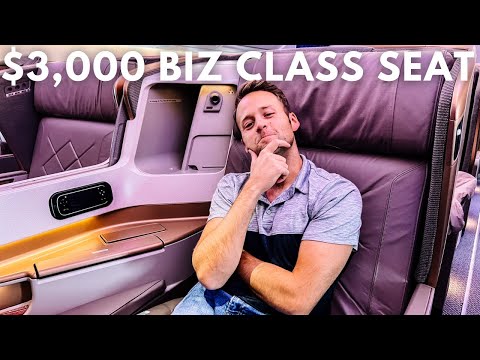I PAID $24 FOR THIS BUSINESS CLASS SEAT (Singapore Airlines Business Class)