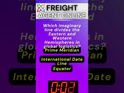 Interesting: Which imaginary line divides the Eastern and Western Hemispheres in global logistics?