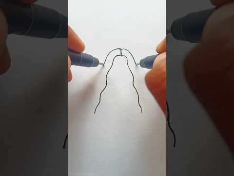 Hair easy π #kids drawing idea step by step #viral #drawing #toddlers