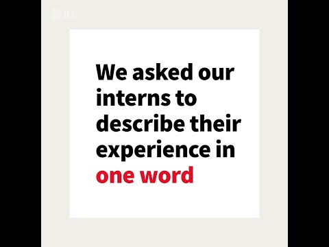 JLL Interns Describe Their Experience in One Word