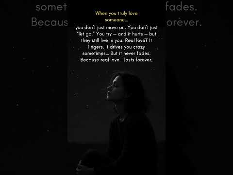 Real Love Doesn’t Fade… It Stays Forever 💔 #quotes #love #emotional