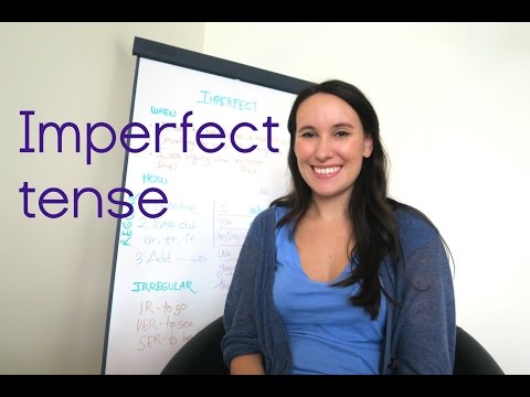 IMPERFECT tense in Spanish (plus grid and practice)