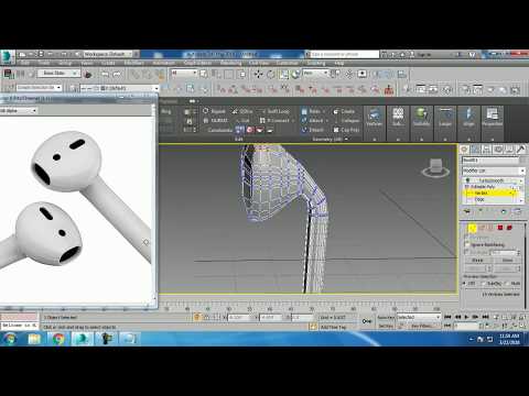 Tutorial on Modeling Airpods in 3dsmax. ( For Beginners)
