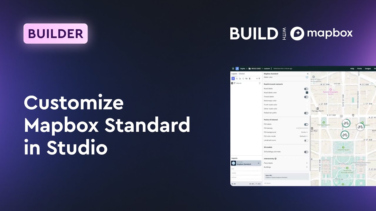 Customize Mapbox Standard in Studio