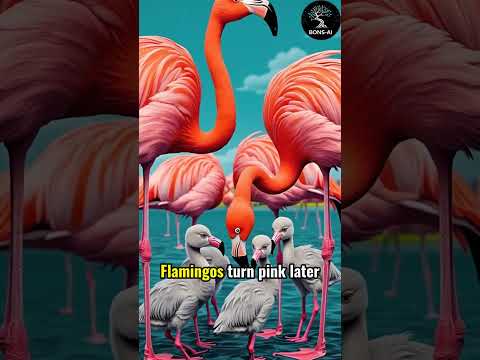 Did You Know: Flamingos Are Born Gray, Not Pink?