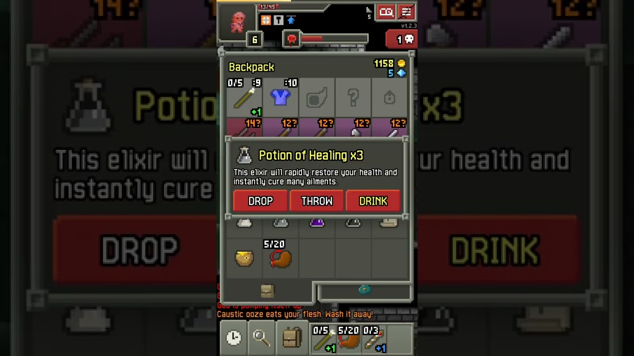 Shattered Pixel Dungeon - First Boss (Goo)