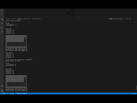 Machine Learning: Reinforcement Learning Demo Video – Jonathan Stryer