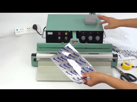 PS-450 Automatic desktop Sealer,kraft paper/aluminum foil bag impulse sealer,220V/850W