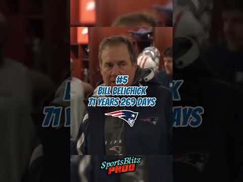 Top 5 Oldest NFL Head Coaches Of All Time #nfl #shorts