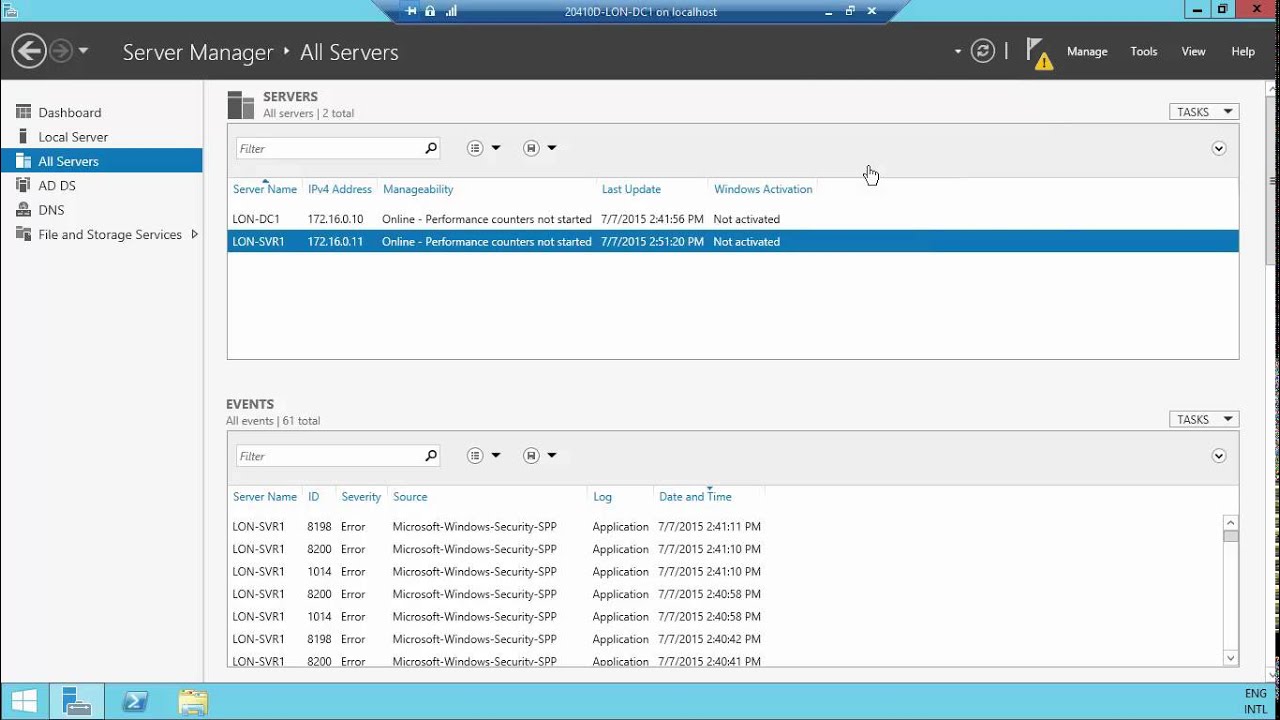 Module.2 - Exercise 1 Installing a Domain Controller