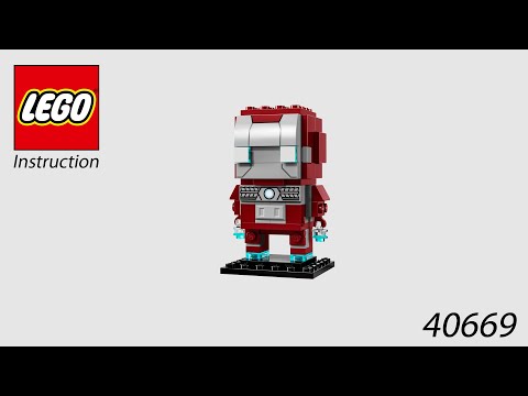 LEGO Instruction - BrickHeadz - 40669 - Iron Man MK5 Figure