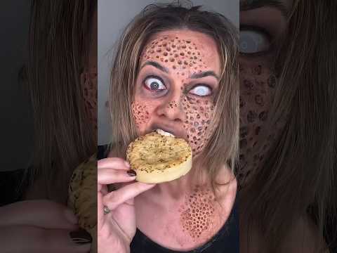TRYPOPHOBIA!! are you scared of small holes? IB @natashajanewood #trypophobia #sfxmakeup