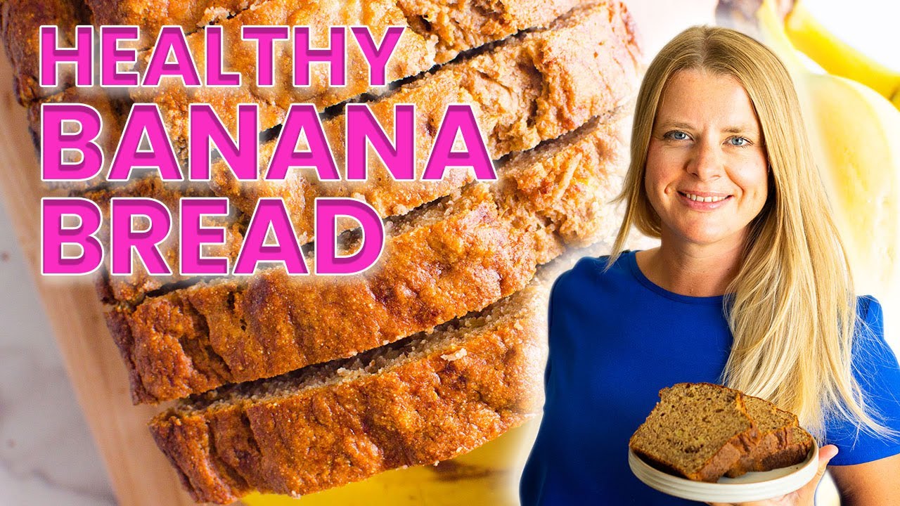 How to make HEALTHY BANANA BREAD | one bowl recipe