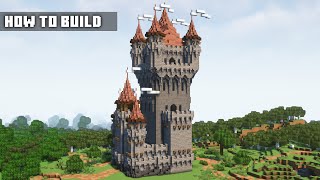 Minecraft: Large Medieval House/Mansion Tutorial (how to build ...