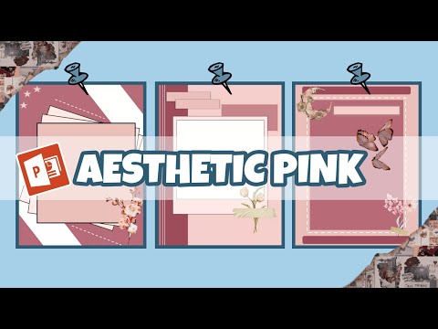 Aesthetic Pink | PowerPoint Tutorial | PPT TEMPLATE | Charlz Arts