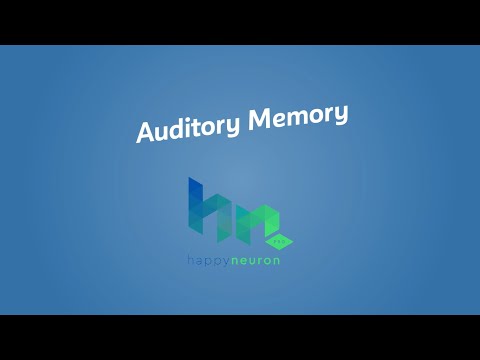 What is Auditory Memory - HappyNeuron Pro