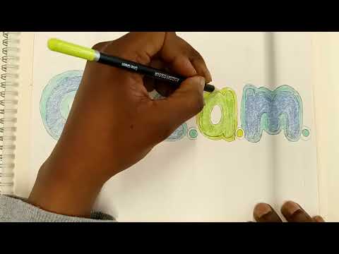 C.r.e.a.m.๏ฝAcronym Art๏ฝHand Drawing