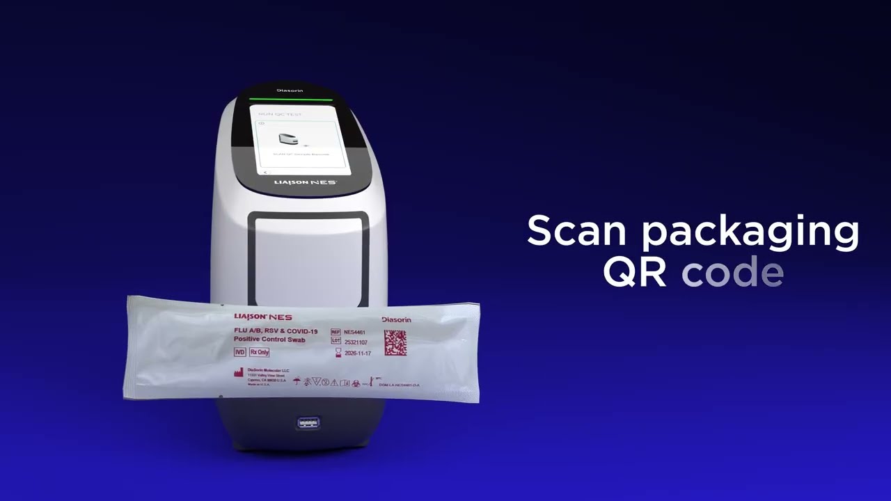 LIAISON NES® FLU A/B / RSV / COVID-19 -  Running a QC