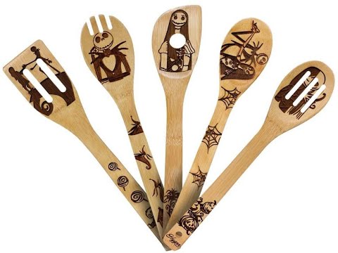 Bamboo Cooking & Baking Spatulas/ Wood Spoon Set/ Christmas & Housewarming Gift Ideas #Shorts