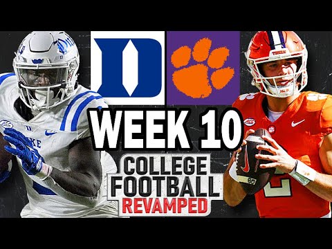Duke at Clemson - Week 10 Simulation (2025 Rosters for NCAA 14)