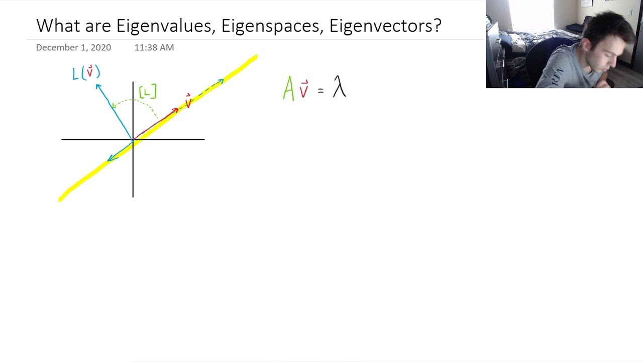 Eigenvectors, Eigenvalues, Eigenspaces Explained (Easy Explanation)