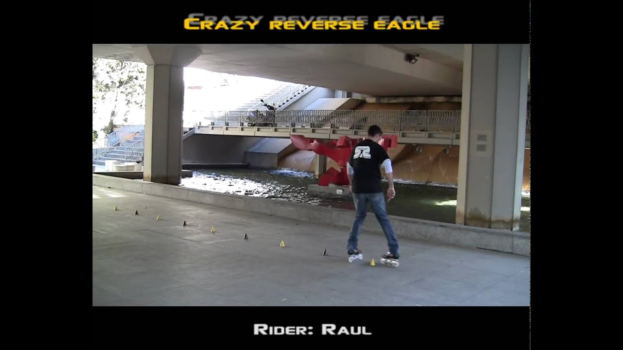 Crazy reverse eagle - Slalom Tricks