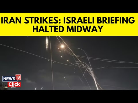 Israeli Military Briefing Interrupted By Iranian Missile Attack On Israel | Israel Iran War | N18G