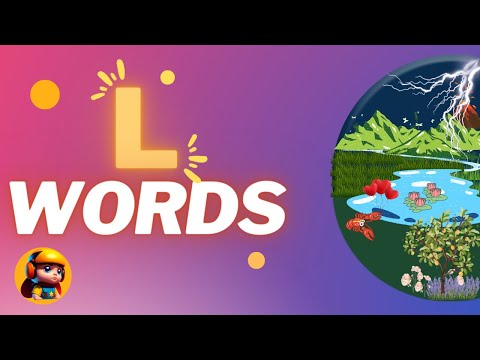 Words Starting With Letter L | Alphabet Video | Learning The Letters and English Vocabulary for Kids