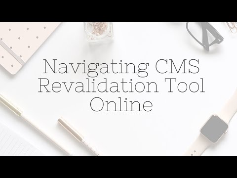 Navigating CMS Medicare Revalidation Tool Online