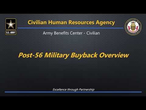 Post 56 Military Buyback Overview