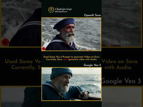 Google Veo 3 vs Open AI Sora 2025 | Part-1 @chatgptplususer