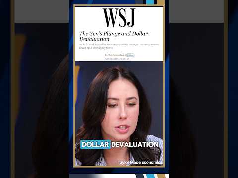 Yen's plunge and dollar devaluation #economy #currency #japan #shorts