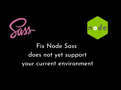 How to fix Node Sass does not yet support your current environment on macOS | Saas | npm | gulp