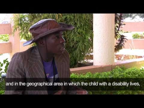 1. In your opinion, what are the challenges faced by children with disabilities in your country?
