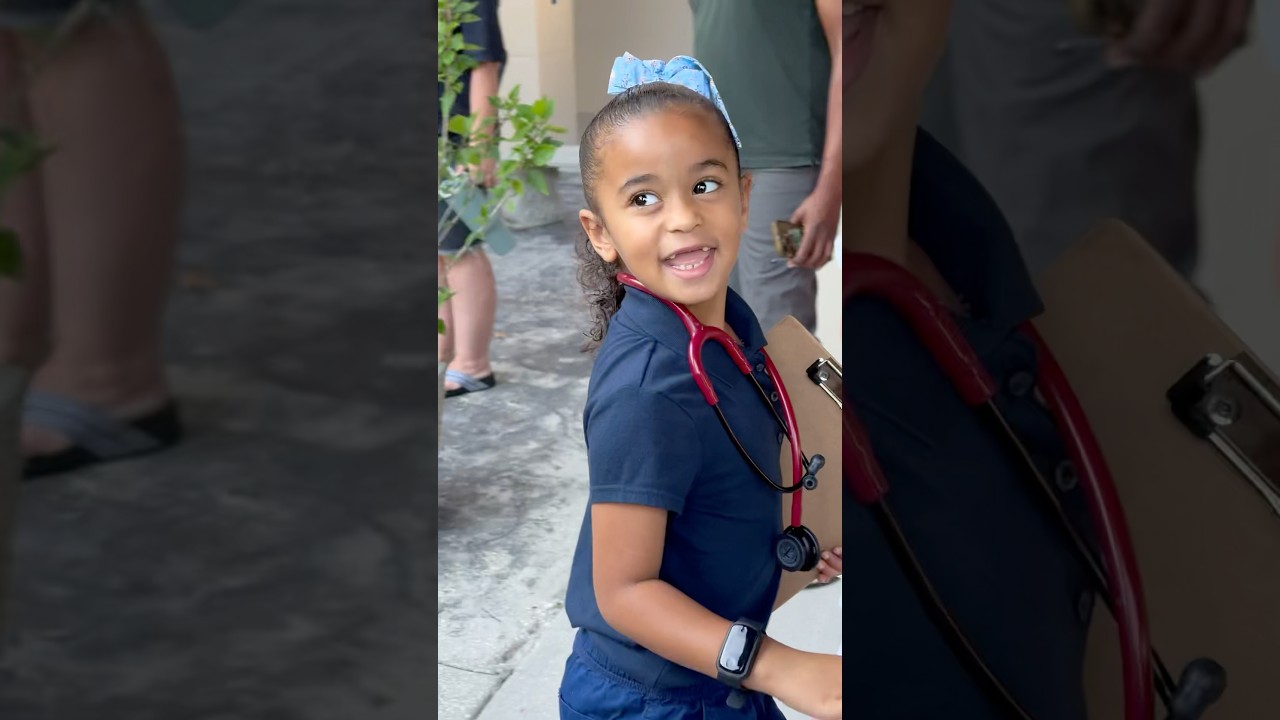 Career day at school 👩🏽‍⚕️💗 #viral #shortsfeed #shorts #fyp #foryou #viralvideo