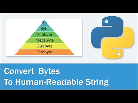 Convert Bytes To Human-Readable String (Kb, Mb, Gb ...) With Python