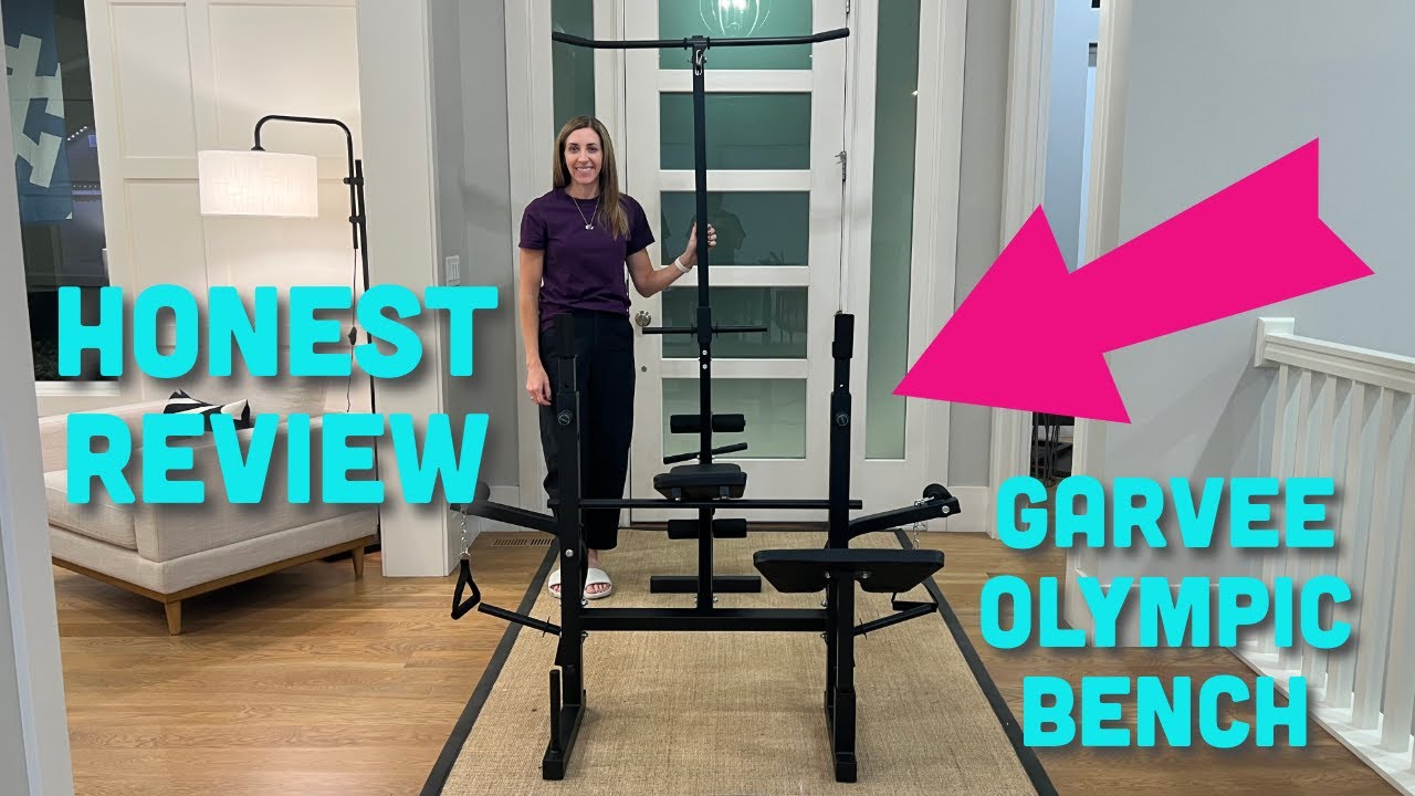 Garvee Olympic Weight Weight Bench Set | Full-Body Strength Training at Home