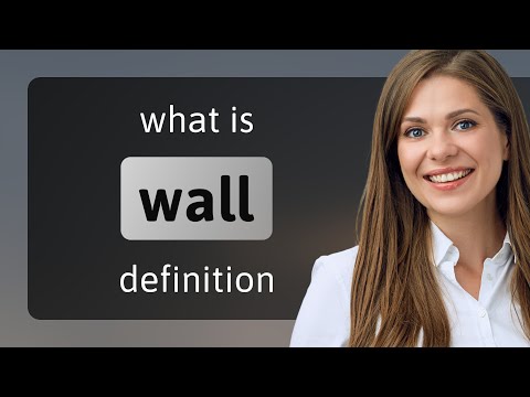 Wall • definition of WALL