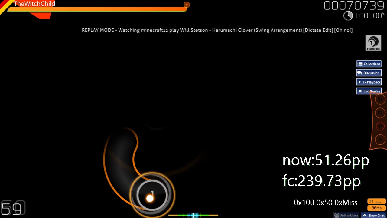 osu! | Harumachi clover FL (Hardest difficuly, no more insane diffs)