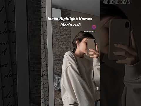 Insta highlight name ideasʕ´•ᴥ•`ʔ