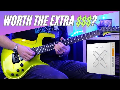 D'addario XS Coated Electric Guitar Strings Review 🎸✨