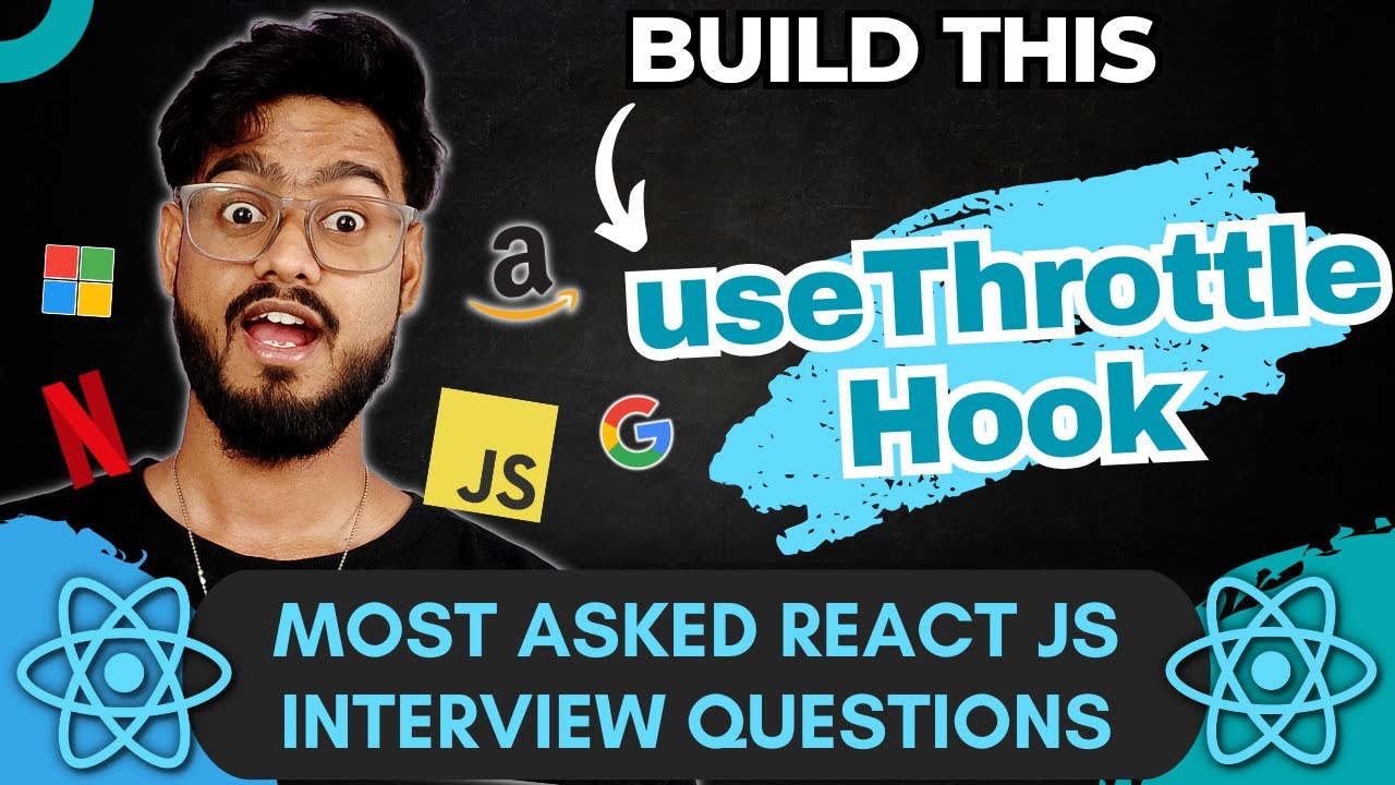 React JS Interview Questions ( useThrottle Hook ) - Frontend Machine Coding Interview Experience