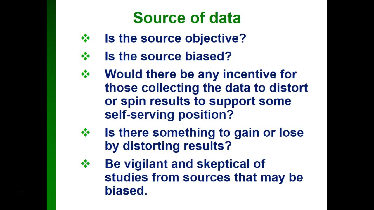 Statistical thinking