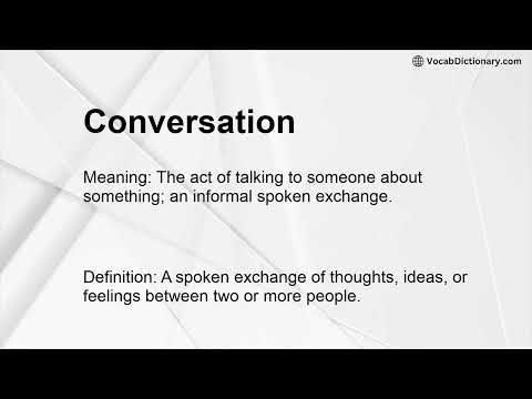 Conversation Meaning