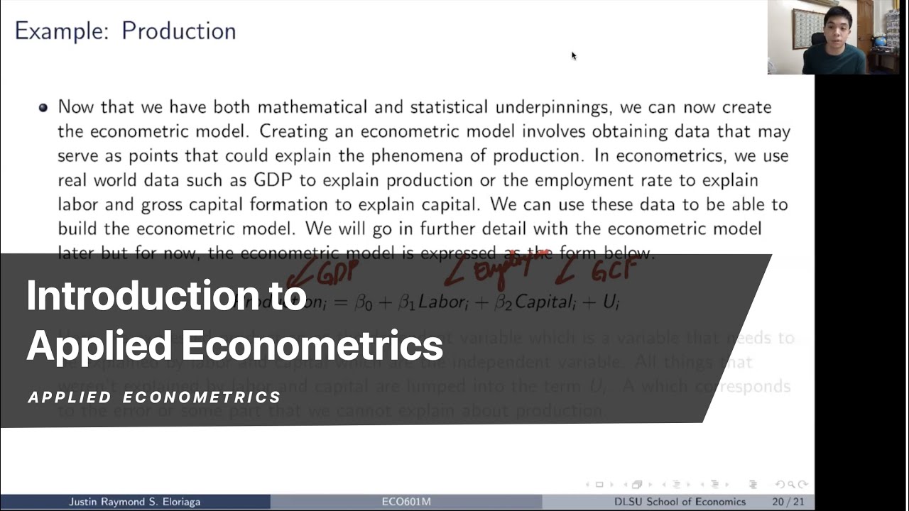 Introduction to Applied Econometrics