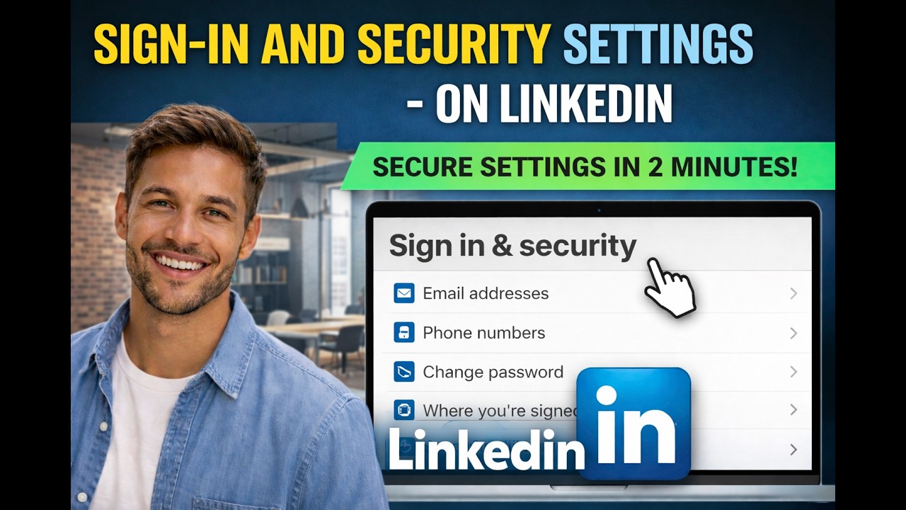 Sign In and Security Settings on LinkedIn 2026   2 Min Guide