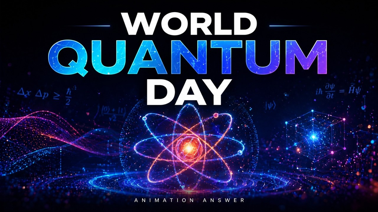 Animation Answer: Why World Quantum Day Celebrate On 14 April