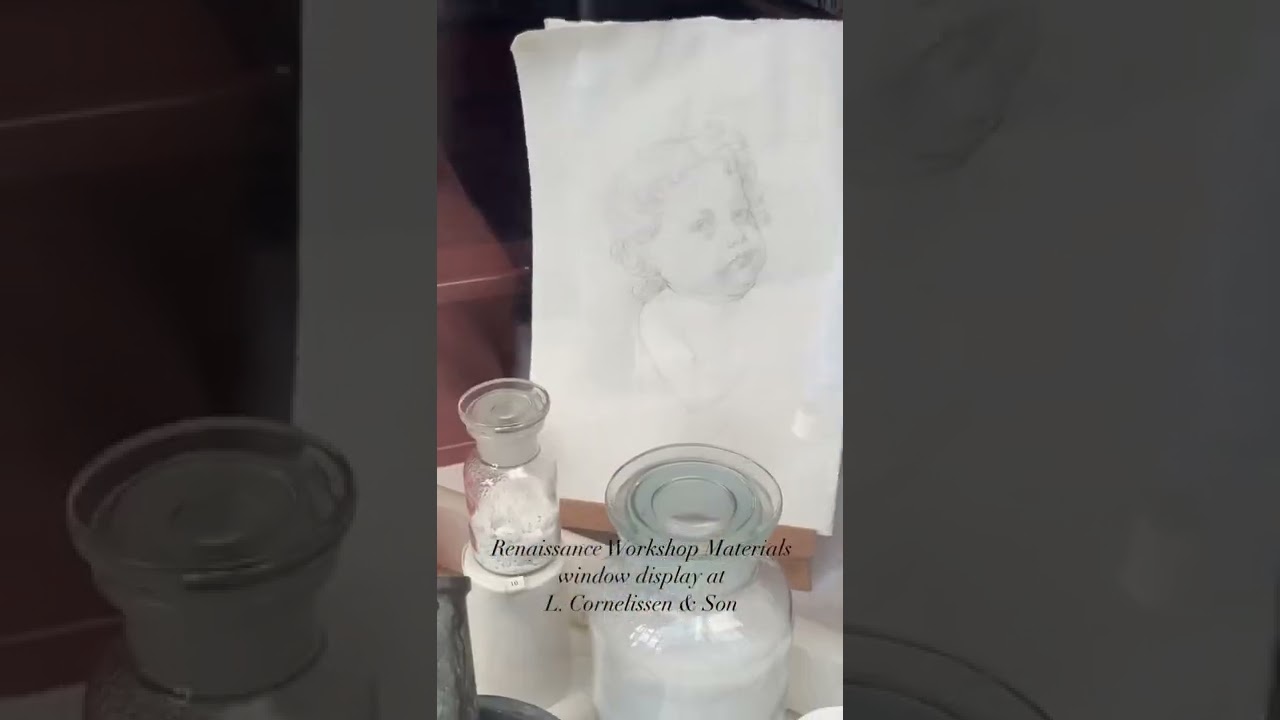 Renaissance Art Materials at Cornelissen in London! What Leonardo da Vinci drew with! Silverpoint!