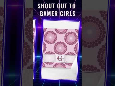 Personalized in Pink Desk Accessories for Gamer Girls
