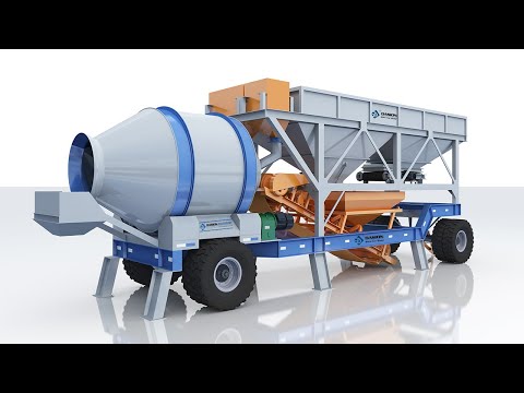 How Mobile Concrete Batching Plant Works